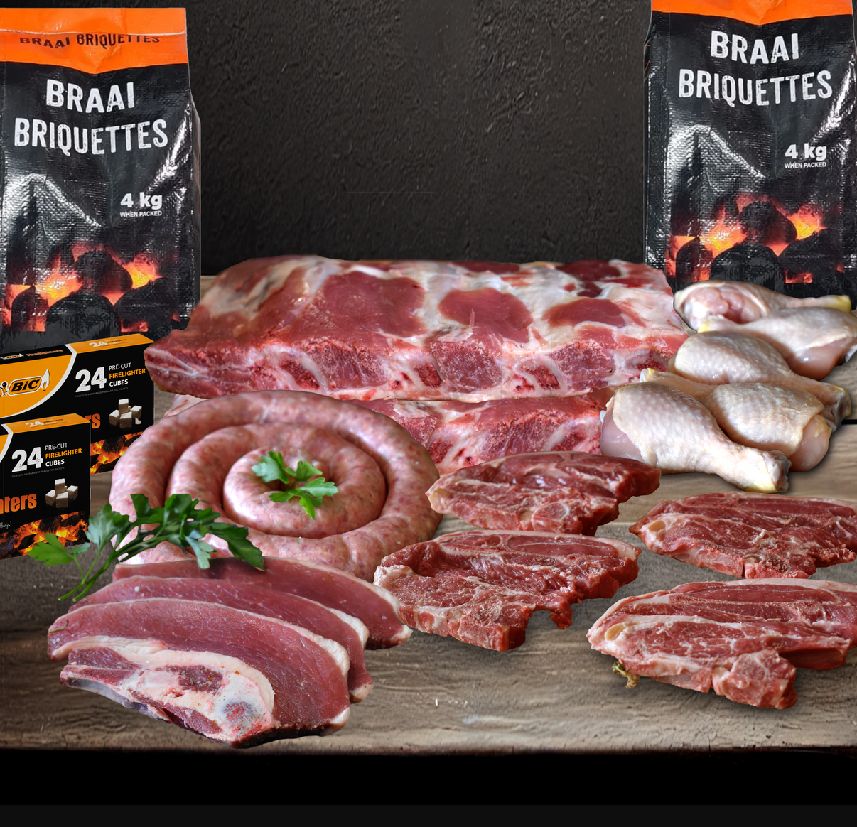 Braai Time Box - 7kg's – M3ATHAUS